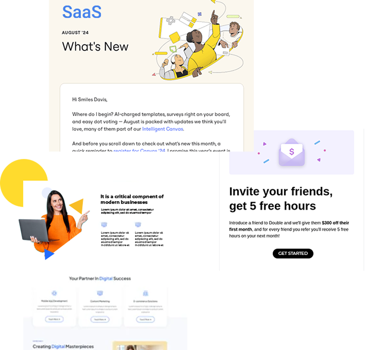 Custom SaaS Email Templates | Fast, Responsive & ESP-Friendly